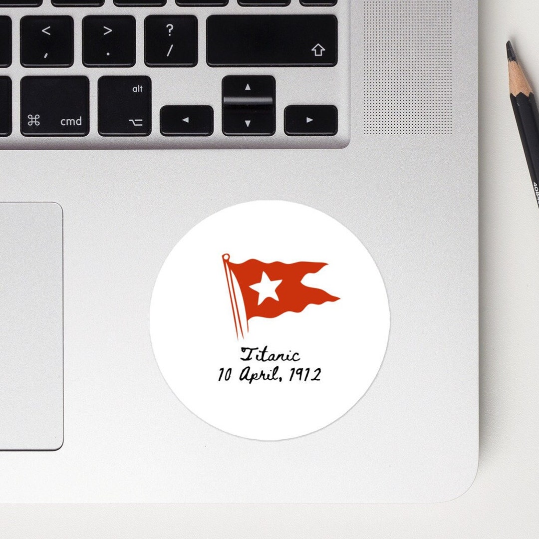 Hite Star Line Logo Titanic Lover Kiss-cut Sticker, Titanic Wall Decor ...