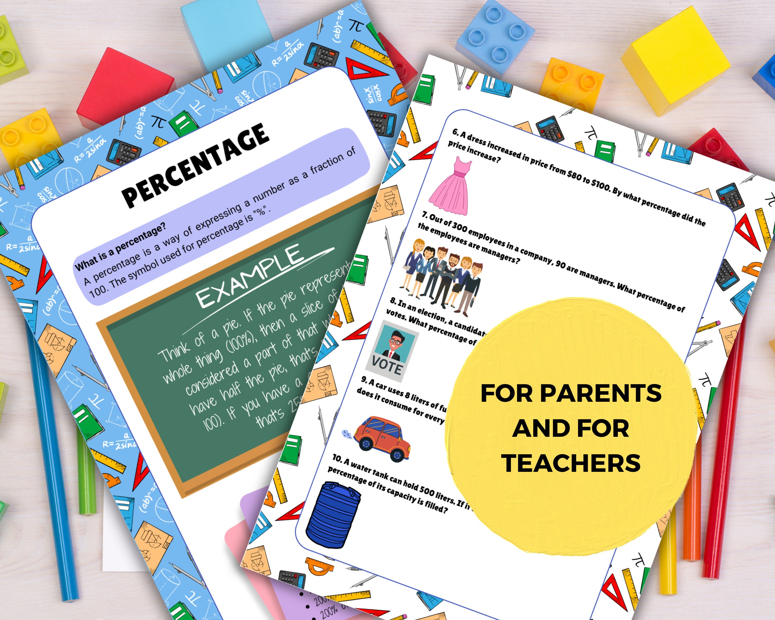 Math Handout, Math Extra Help for Kids, Tutoring, Homeschool, Math for ...