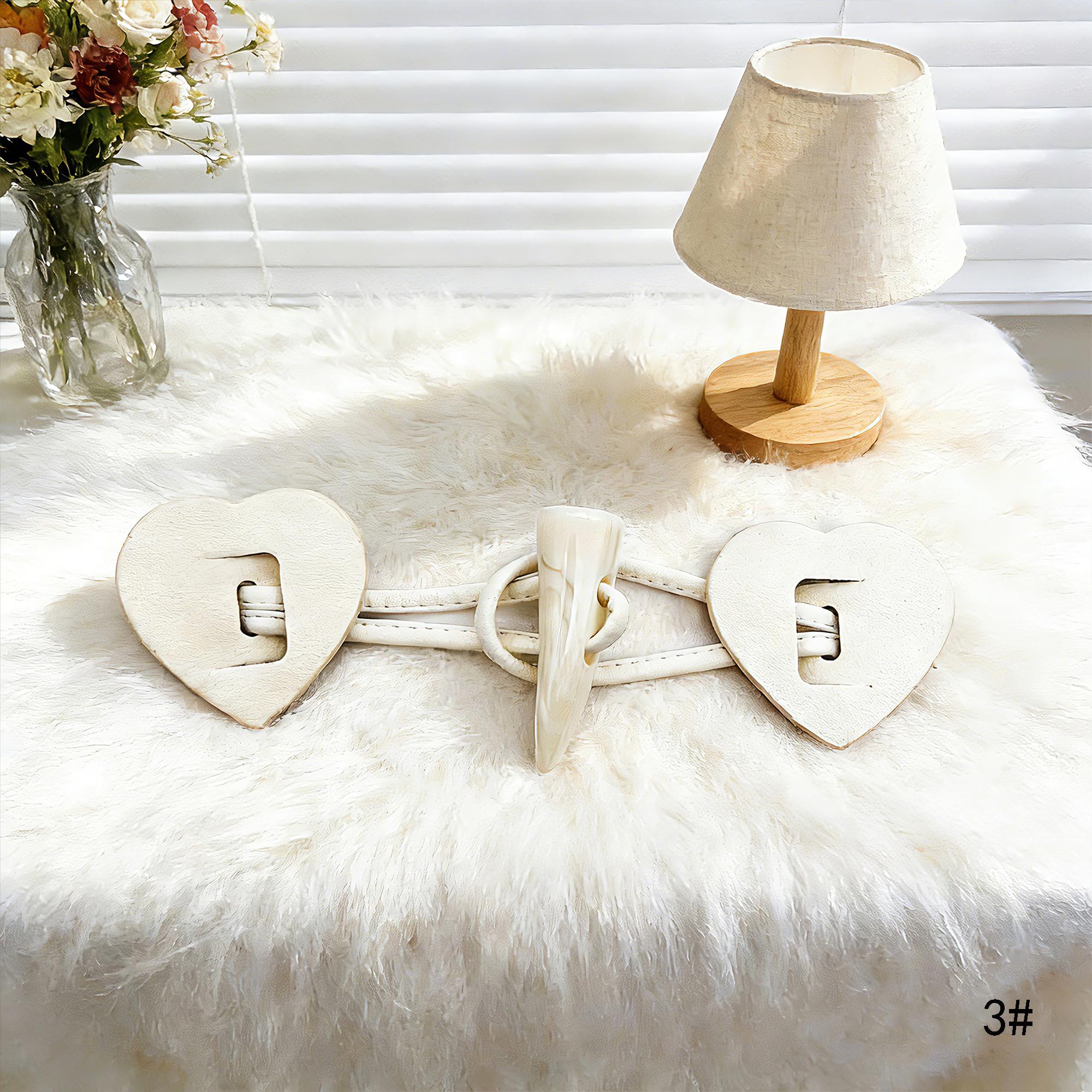 Heart Leather Toggle Button, Coat Closure Clasp, Trench Wool Coat ...