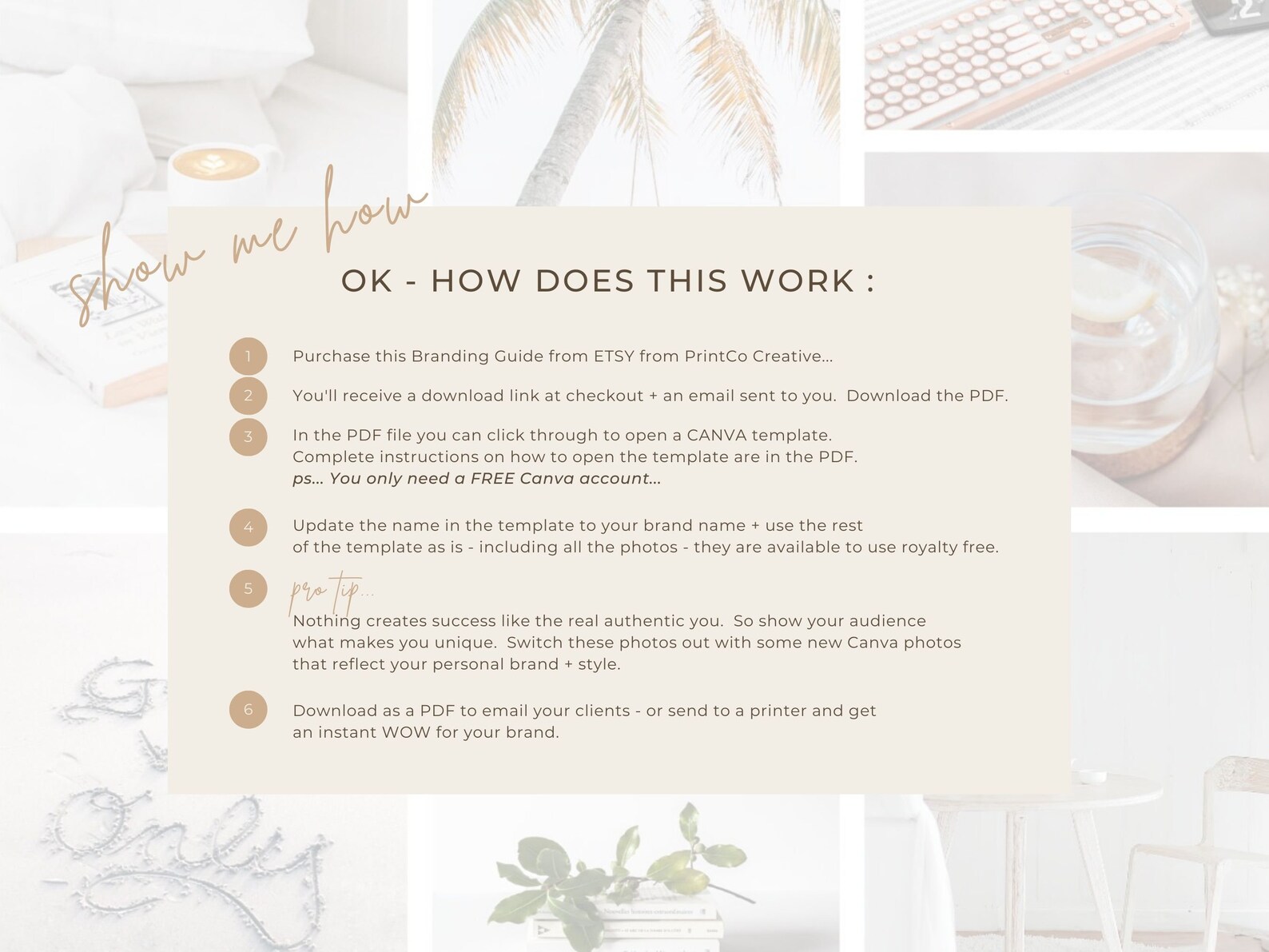 Wellness Coach Brand Kit for CANVA Balance Harmony - Etsy