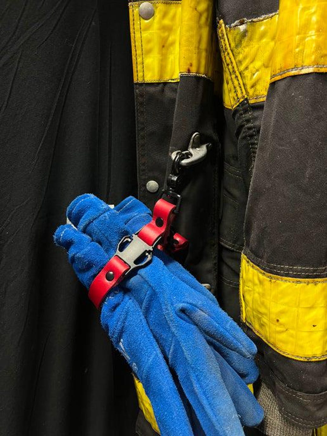 Custom Adjustable Leather Firefighter Glove Strap - Etsy