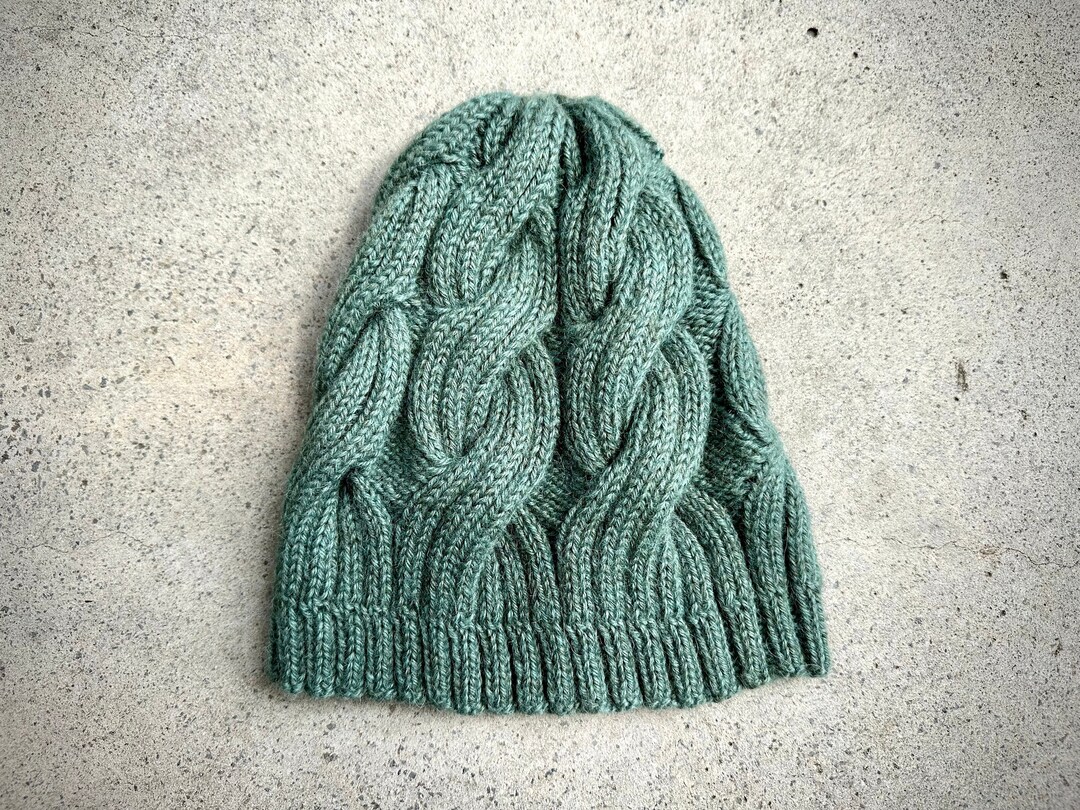 Thick Cable-knit Beanie (knitting Pattern) - PDF Download - Etsy