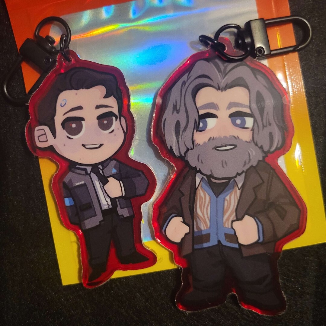 Detroit Become Human Game Keychains - Etsy