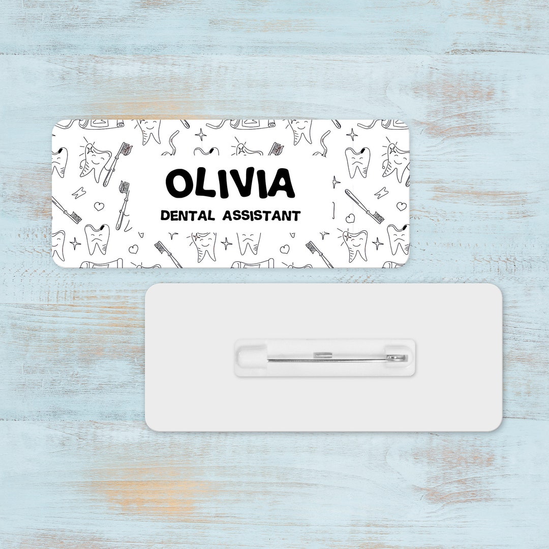 Dental Hygienist Name Tag at James Chalmers blog