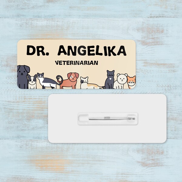 Doctor Name Tag - Etsy