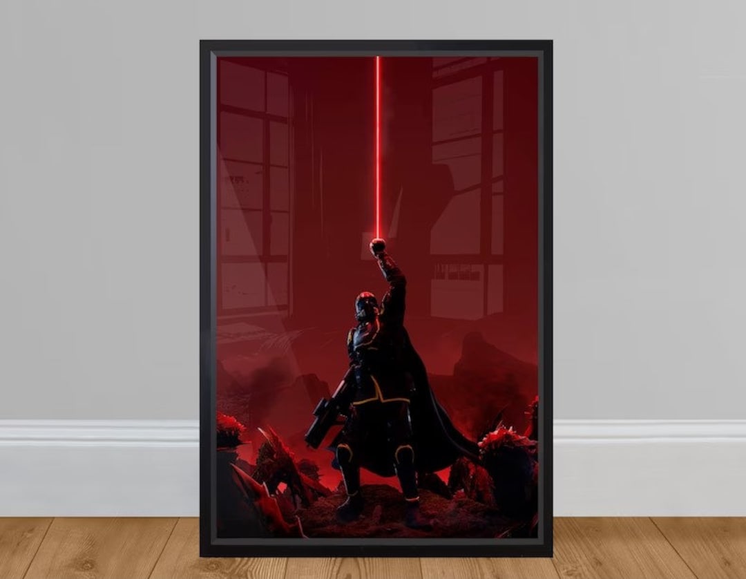 UNFRAMED Helldivers 2 Gaming Poster, Helldivers 2 War Propaganda Poster ...