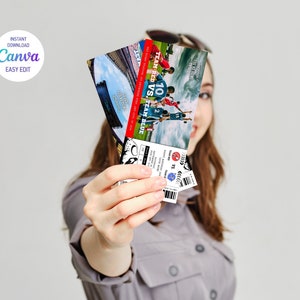 INSTANTLY EDIT Rugby Game Ticket Stub Template Gift Souvenir | Gift ...