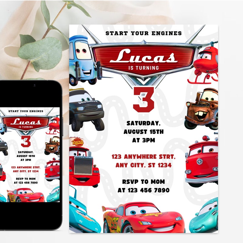 Car Invite - Etsy