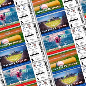 Customized Replica Baseball Ticket Gift - Perfect Way to Give Digital ...