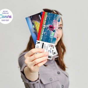 Customized Replica Baseball Ticket Gift - Perfect Way to Give Digital ...