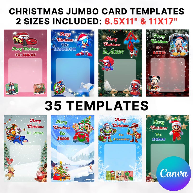 Jumbo Card 85x11 - Etsy