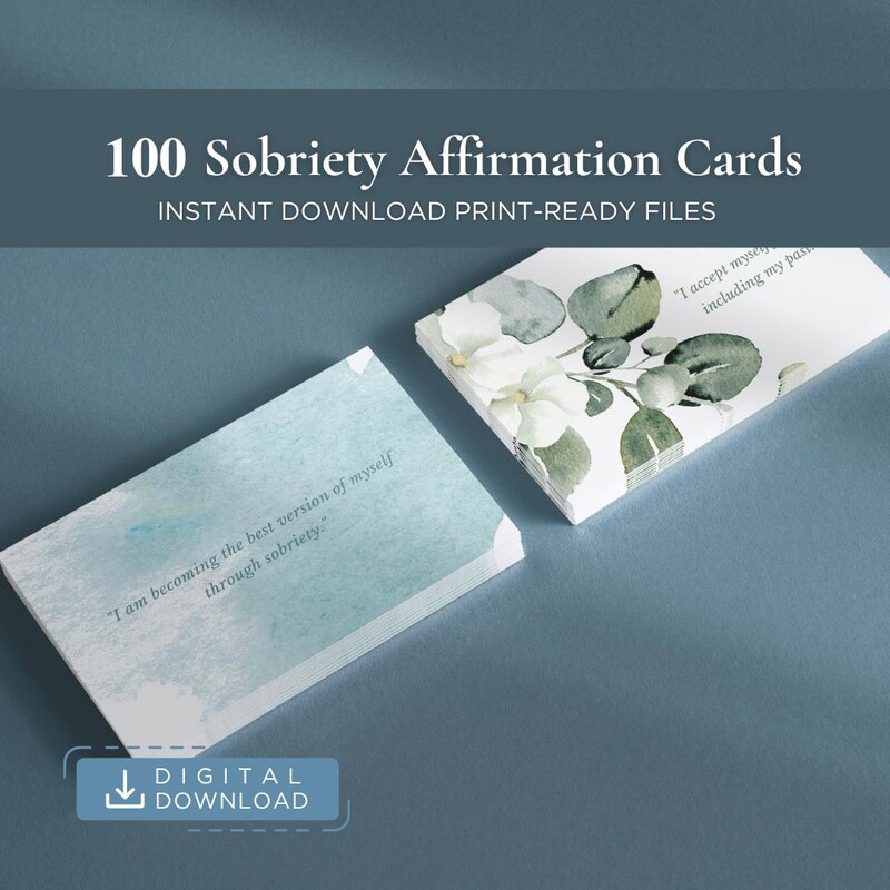 Recovery Cards - Etsy