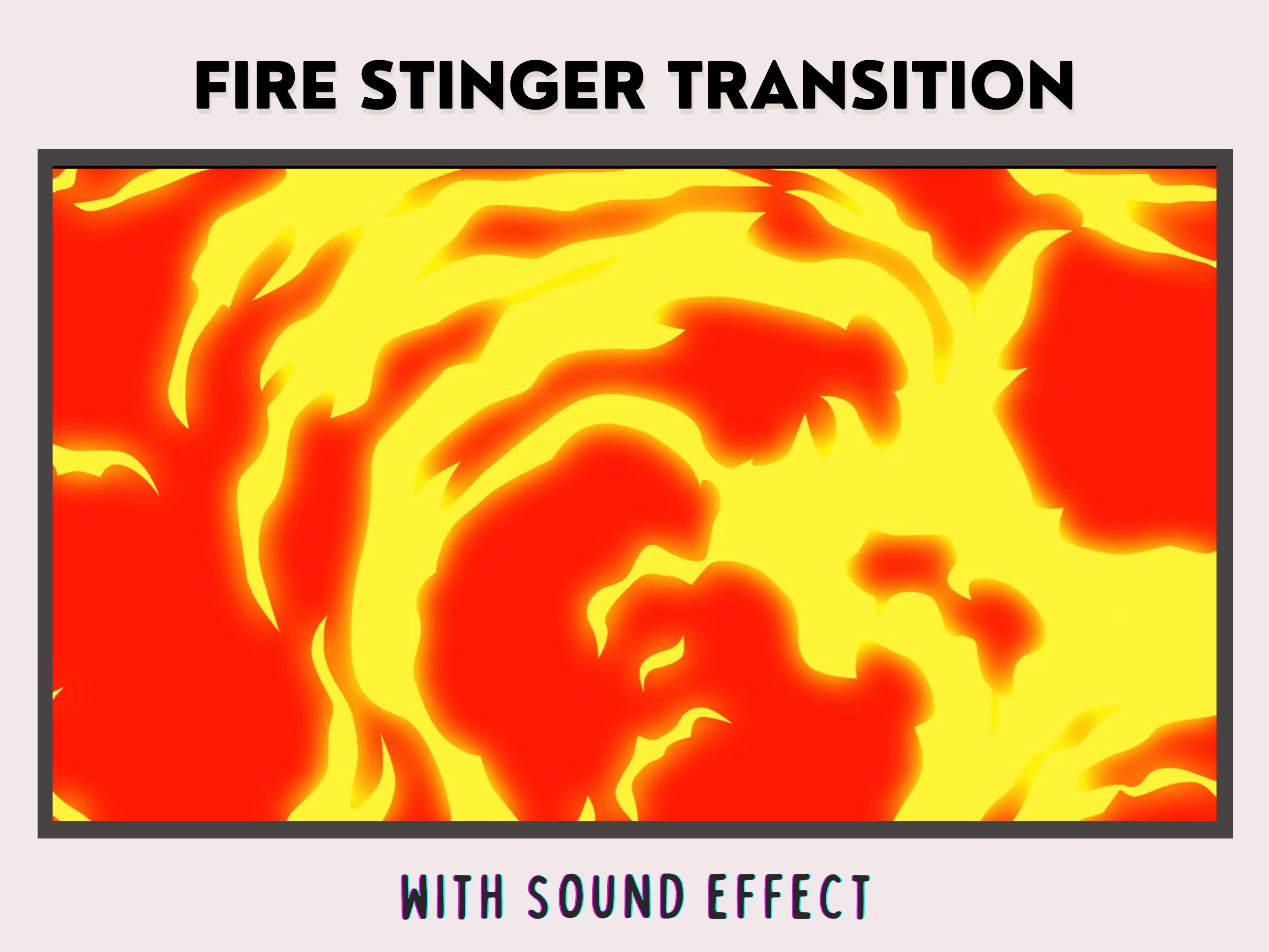 Fire Animated Stinger Transition, Anime Style Screen Transition for OBS ...