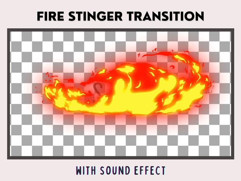 Fire Animated Stinger Transition, Anime Style Screen Transition for OBS ...