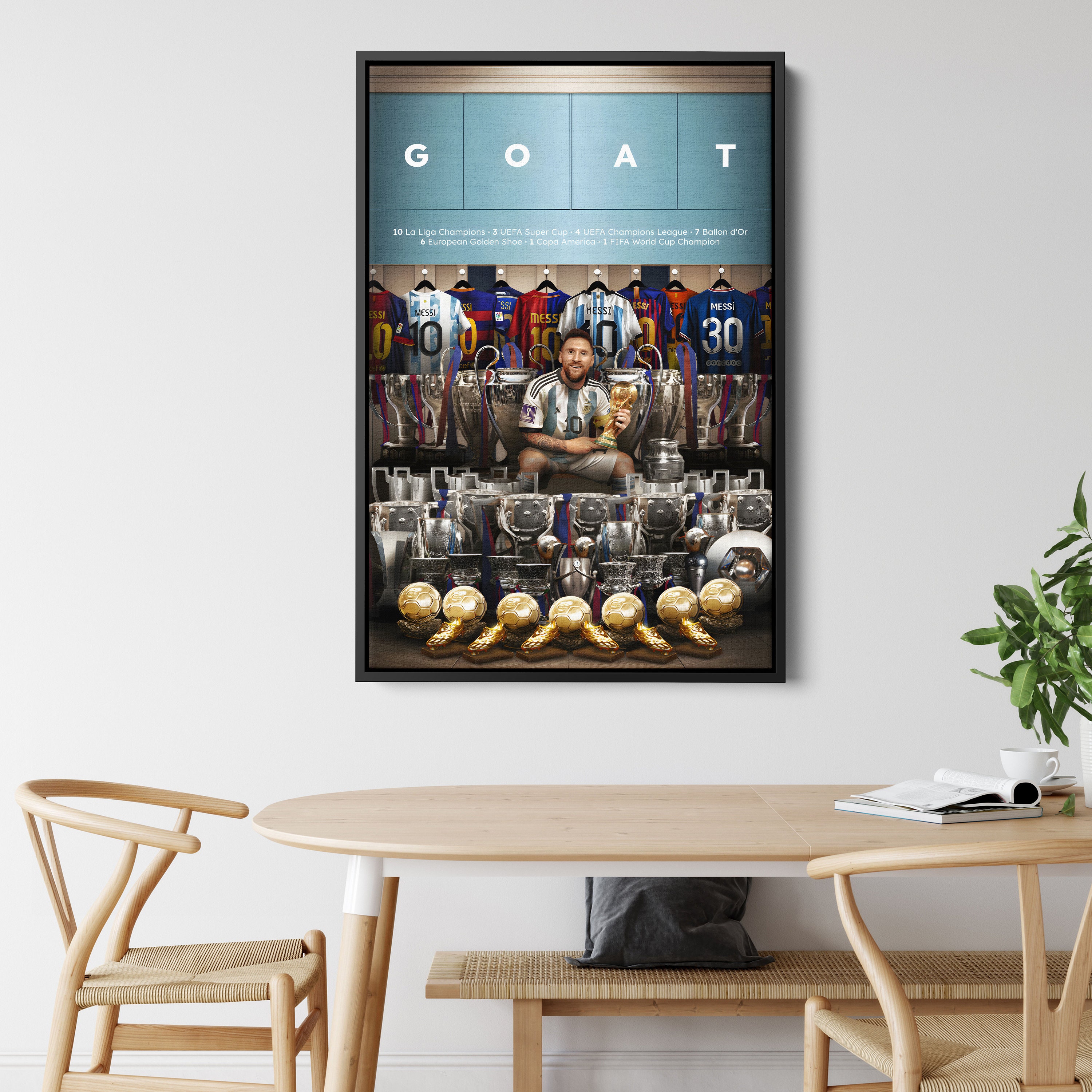 Le Roi Du Football Lionel Messi Poster