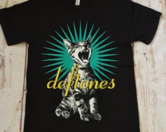 Deftones Shirt Cat - Etsy