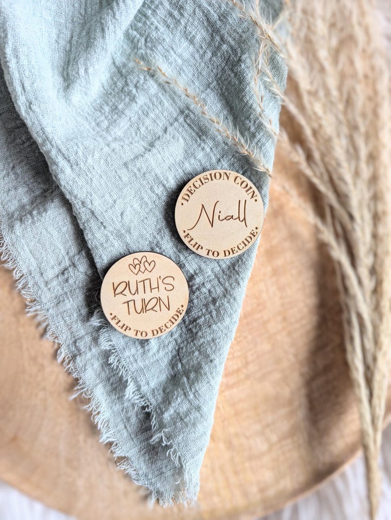 Personalized Token | Decision Coin Novelty Gift | Baby Shower Gift ...