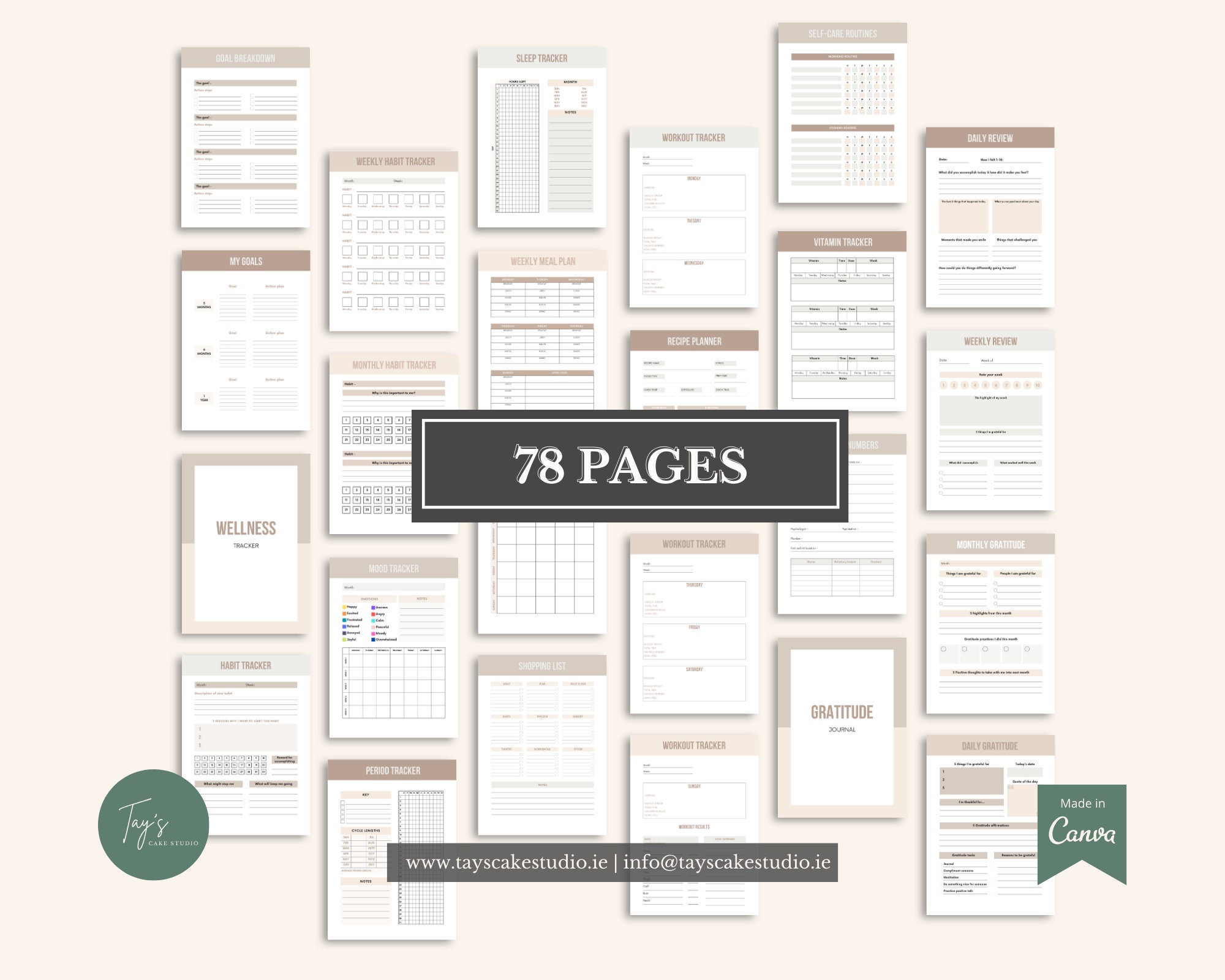 Productivity Workbook Printable Daily Tasks Tracker Productivity ...