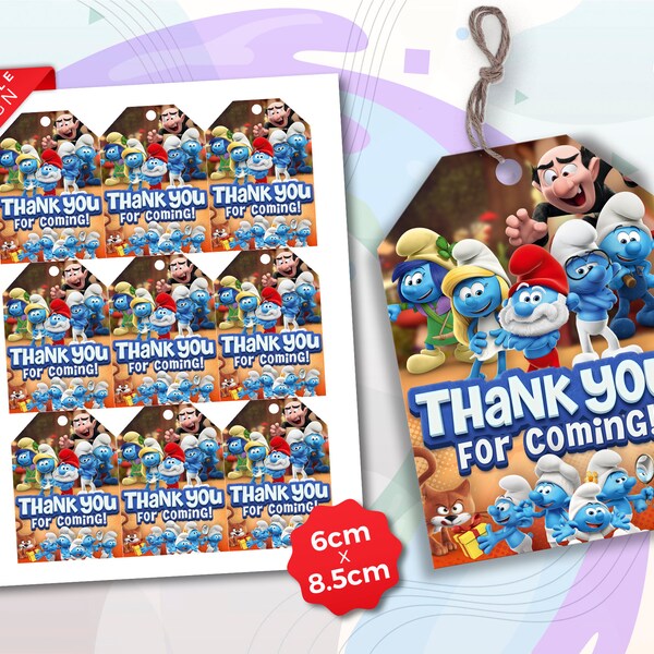 Printable Smurfs - Etsy