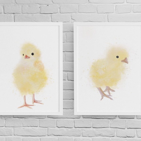 Baby Chicks Print - Etsy