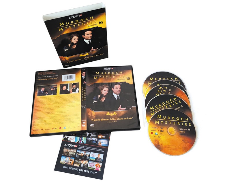 Murdoch Mysteries Season 16 5 DVD - Etsy