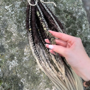 Boho Dreadlocks Dreadlock Extension Mix of Double Ended Dreadlocks and ...