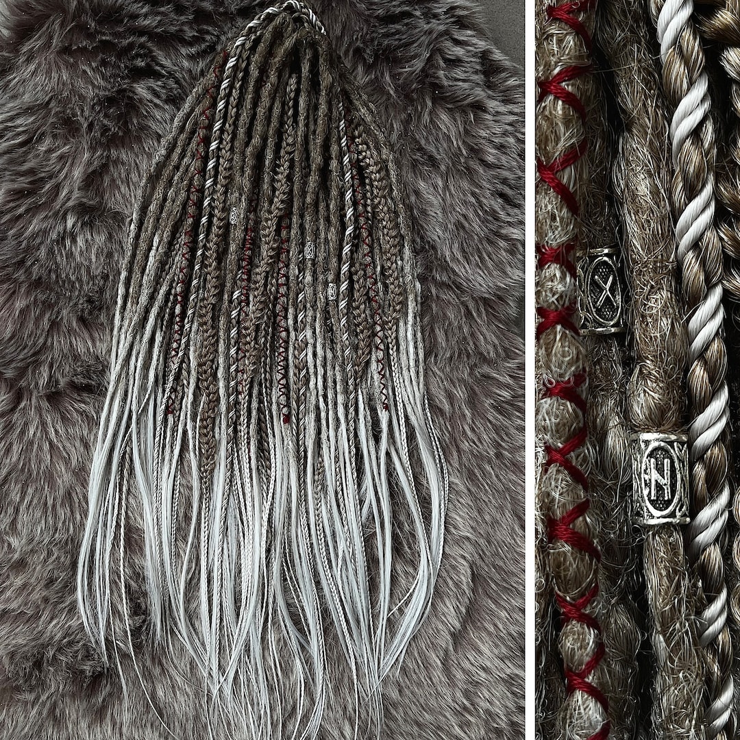 Dreadlock Extension Viking Dreadlocks Mix of Double Ended Dreadlocks ...