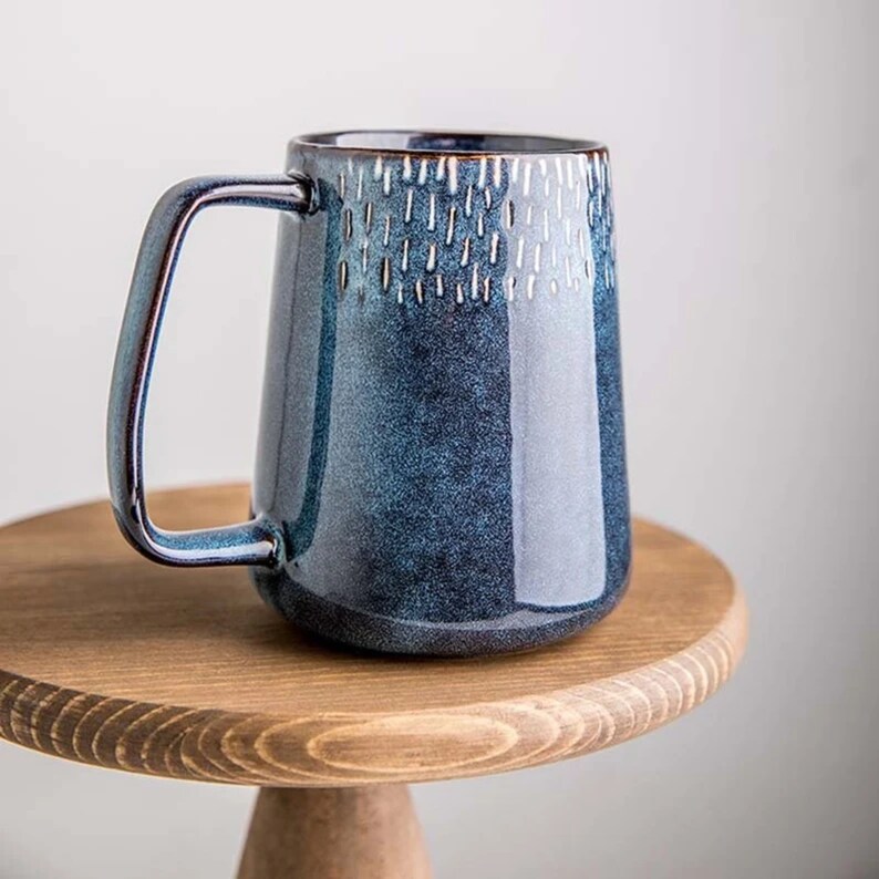 Coffee/tea Large Ceramic Mug 700ml Handmade Handcrafted - Etsy
