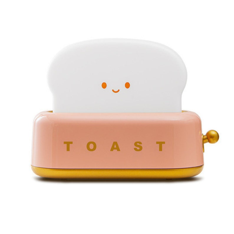 Toast Night Light | Cute Retro Bread Table Lamp | Vintage Desk Lamp ...