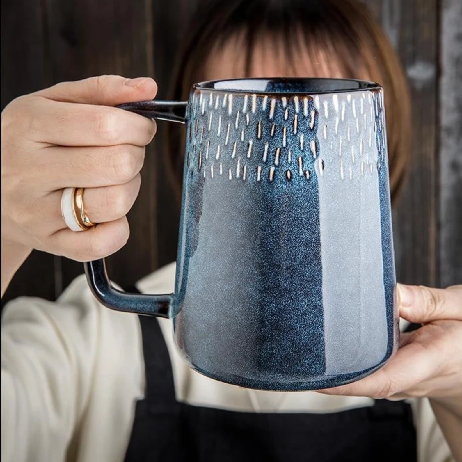 Coffee/tea Large Ceramic Mug 700ml Handmade Handcrafted - Etsy