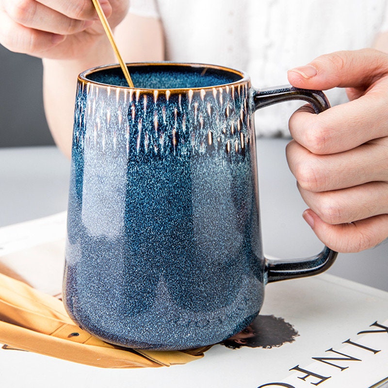 Coffee/tea Large Ceramic Mug 700ml Handmade Handcrafted - Etsy