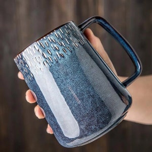 Coffee/tea Large Ceramic Mug 700ml Handmade Handcrafted - Etsy