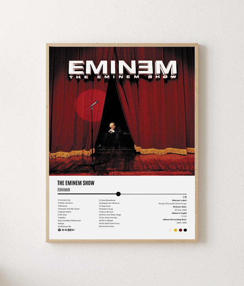 Eminem Album Cover Posters Eminem Poster Custom Music - Etsy Australia