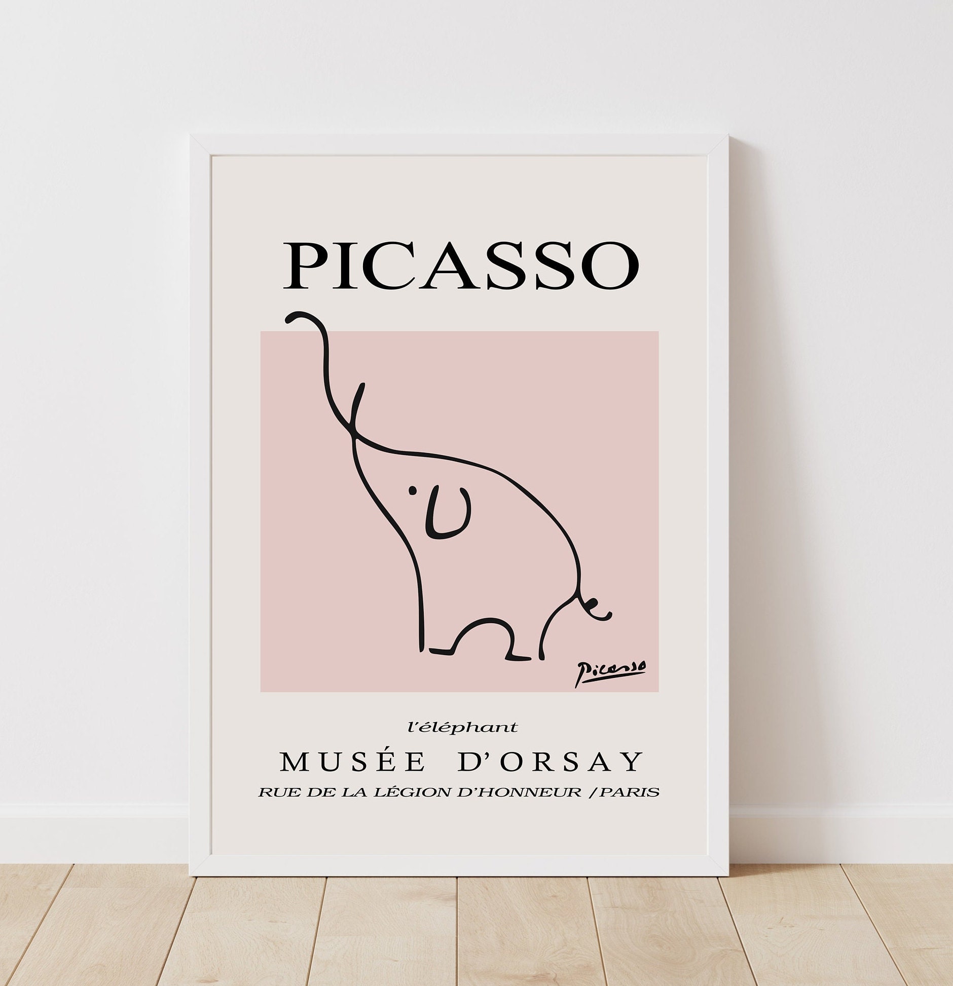 Picasso Line Art Prints Set of 3, Pablo Picasso Exhibition Poster ...