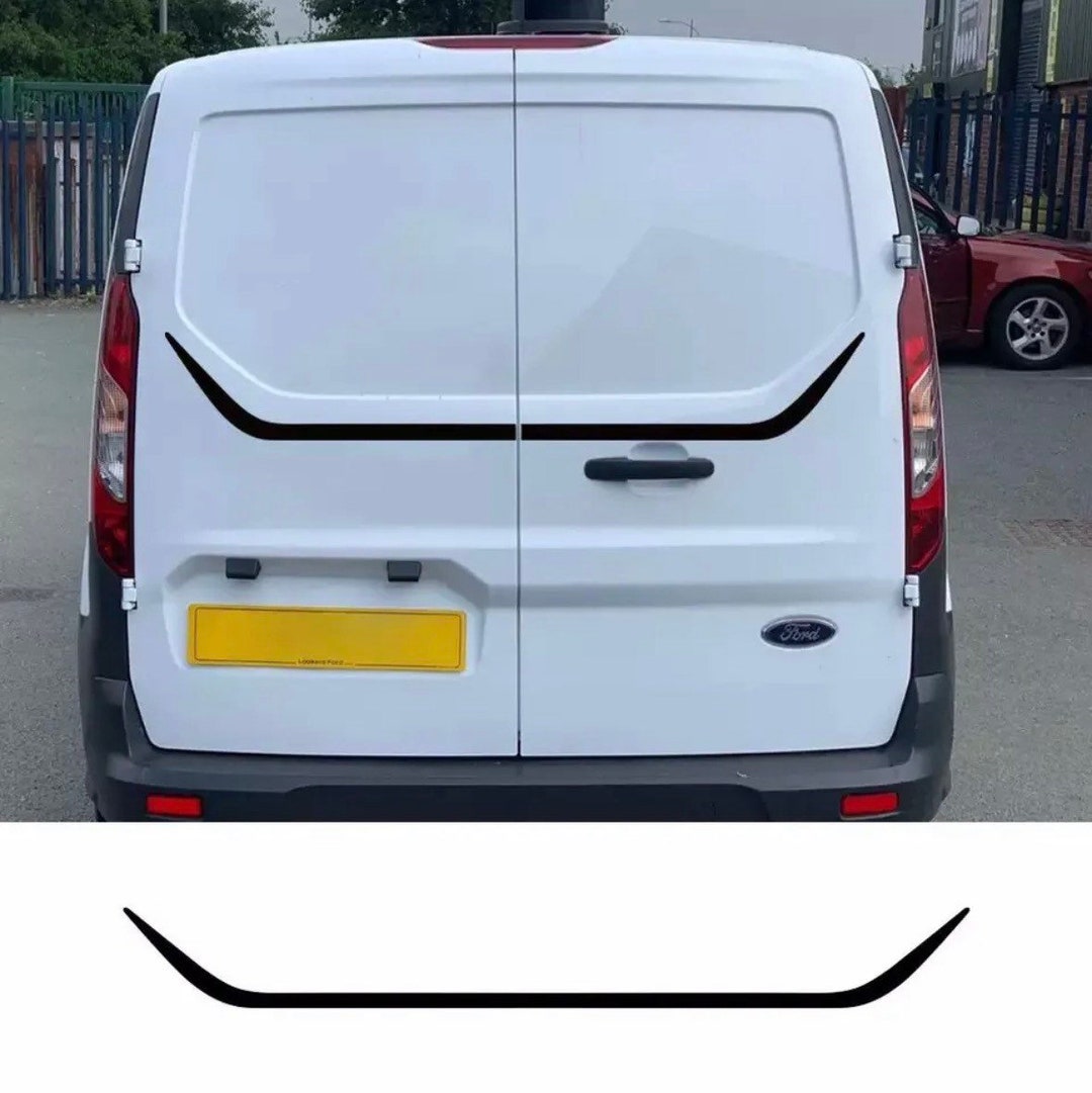 Ford Transit Custom Van Rear Door Decals Graphics Motorsport Stickers ...