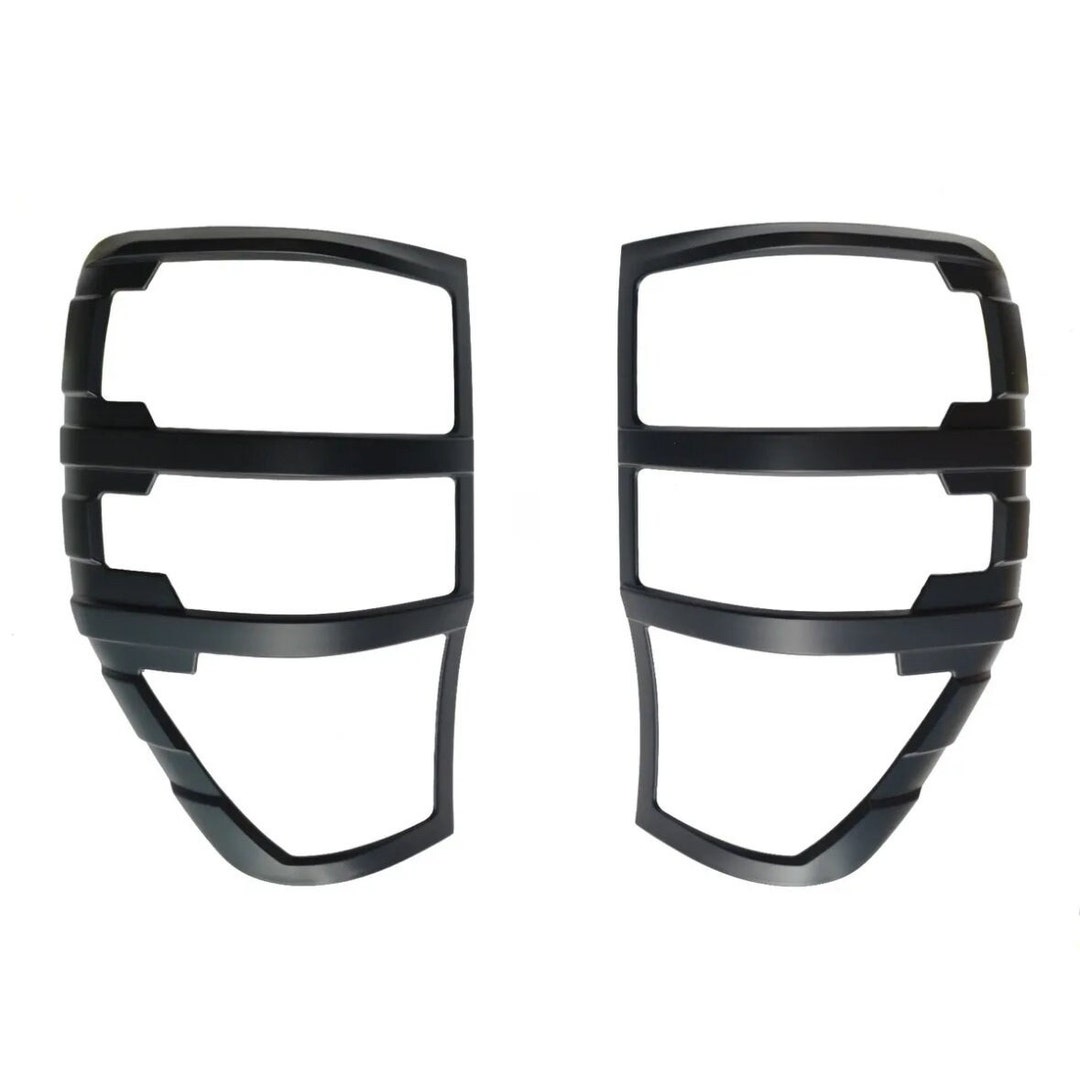 Ford Ranger Rear Tail Light Cover Protector Guards Matt Black 2015-2022 ...