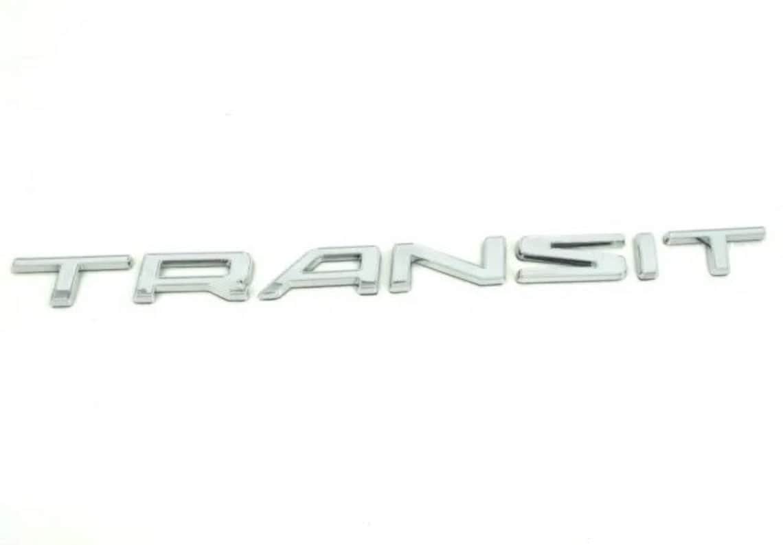 Ford Transit Rear Door Badge Emblem Lettering Name Plate Custom 2014 ...