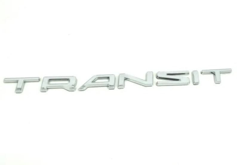 Ford Transit Rear Door Badge Emblem Lettering Name Plate Custom 2014 ...