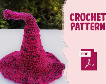 Slouchy Witch Hat Pattern - Etsy