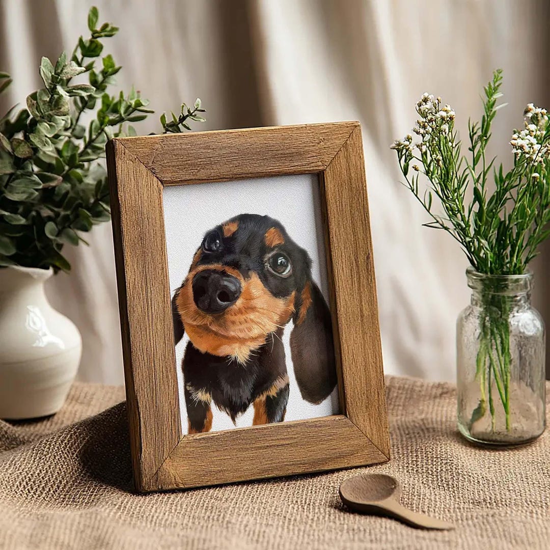 Custom Pet Photos Dog Portraits Custom Photo Paintings Custom Pet ...