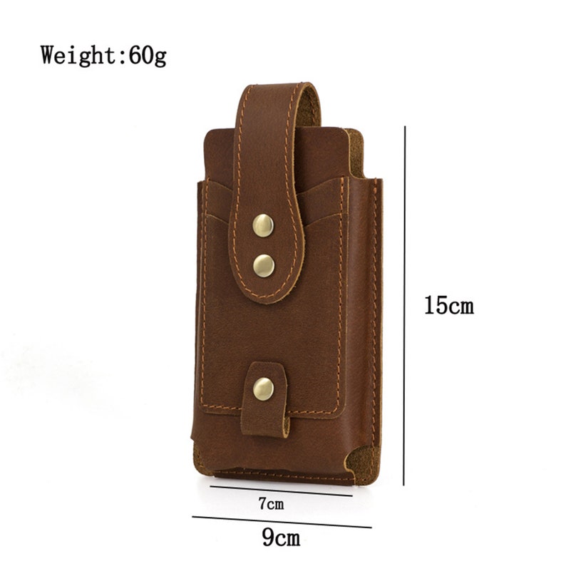 Father's Day Gift Custom Text Leather Mobile Phone Bags Leather Wallets ...
