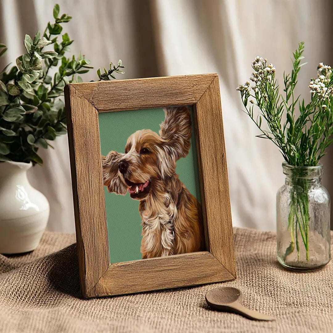 Pet Photos Custom Portraits Personalized Custom Portraits Custom Pet ...