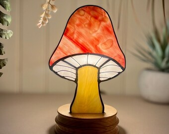 Stained Glass Fan Lamp - Etsy