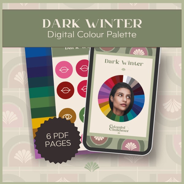 Winter Color Swatches - Etsy
