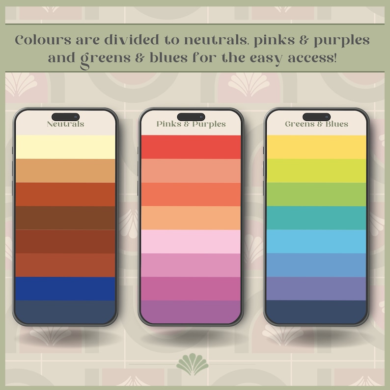 True Spring (16 Seasonal System) Digital Colour Palette, Digital Swatch ...