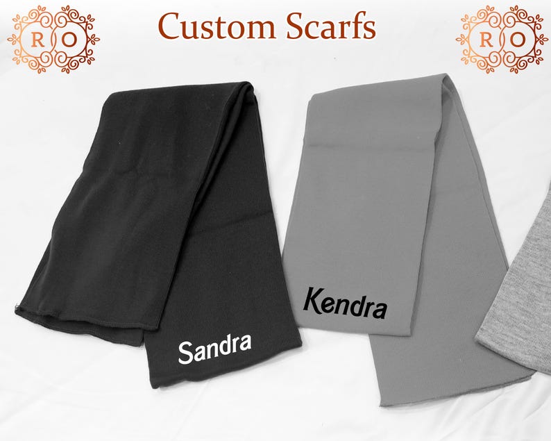 Personalized Xmas Scarf/scarves Neck Scarves, Winter Scarf/scarves ...