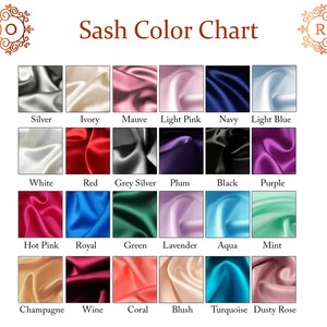 Personalized Embroidery Lace Sash Custom Lace Sash Lace Sash Customize ...