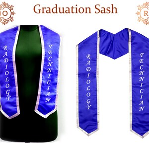 Graduation Sash Custom Graduation Sash Personalized Sash Your Text Sash ...