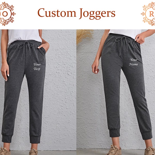 Custom Jogger Pants - Etsy