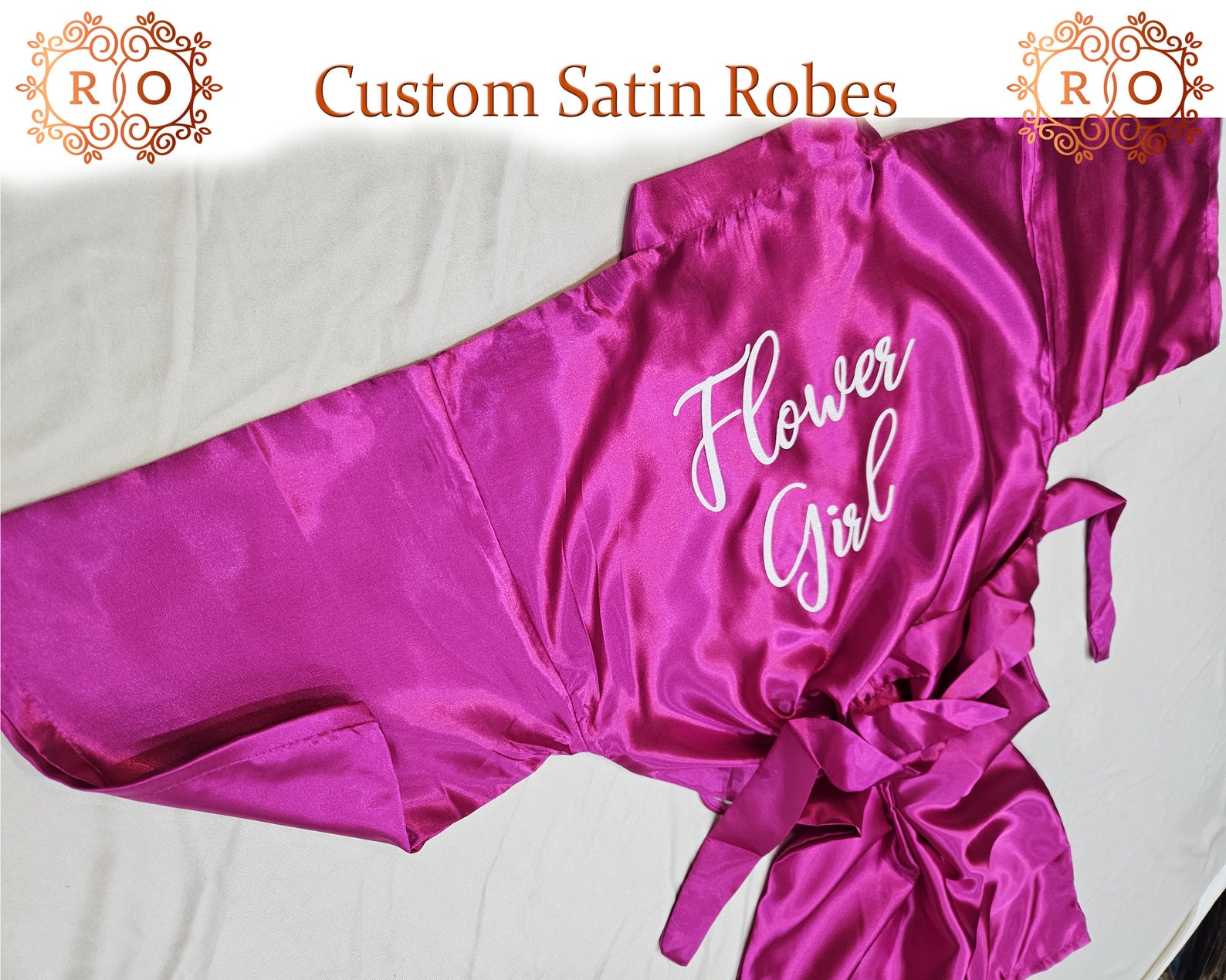 Bridesmaids Custom Robes, Bridal Shower Robes, Wedding Party Robe ...
